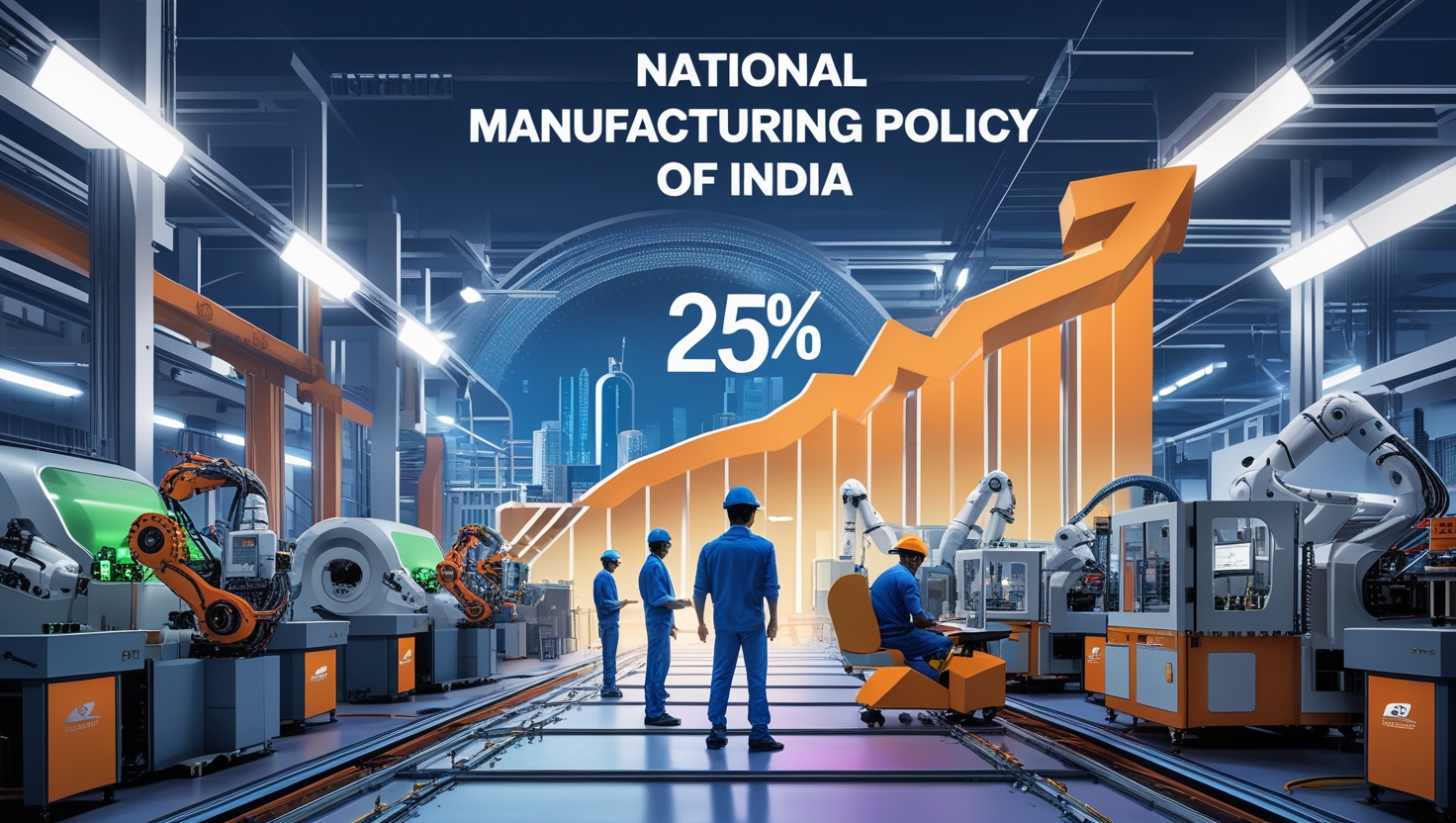 India's National Manufacturing Policy & Growth in GDP | 2025 Outlook